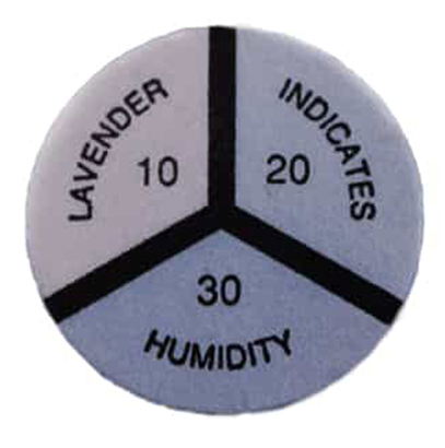 Reversible 30% 40% 50% Humidity Indicator Plug Discs for Military ...